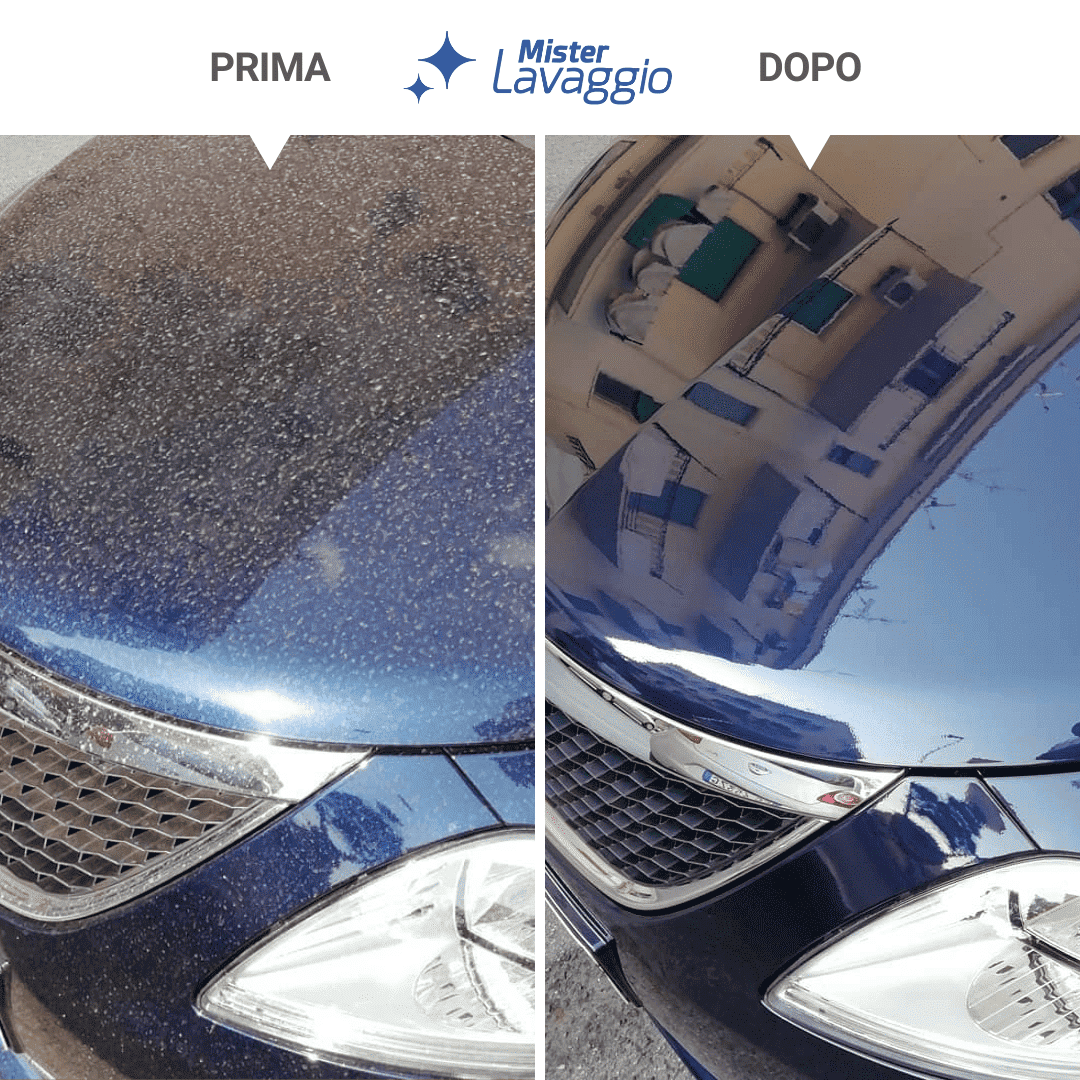 Lavare l'auto dopo la pioggia è fondamentale per preservarne la vernice